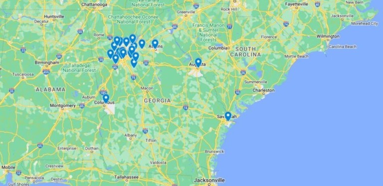 School violence: Mapping incidents in Georgia